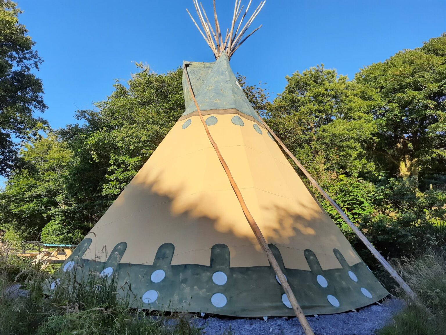 The Tipi Lodges | Dunbeacon Camping and Glamping